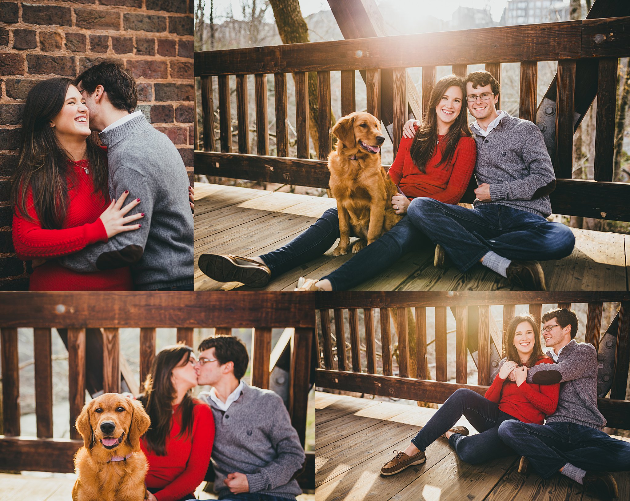 Engaged! Anna + Gus | Roswell Mill & Barrington Hall Engagement Session ...